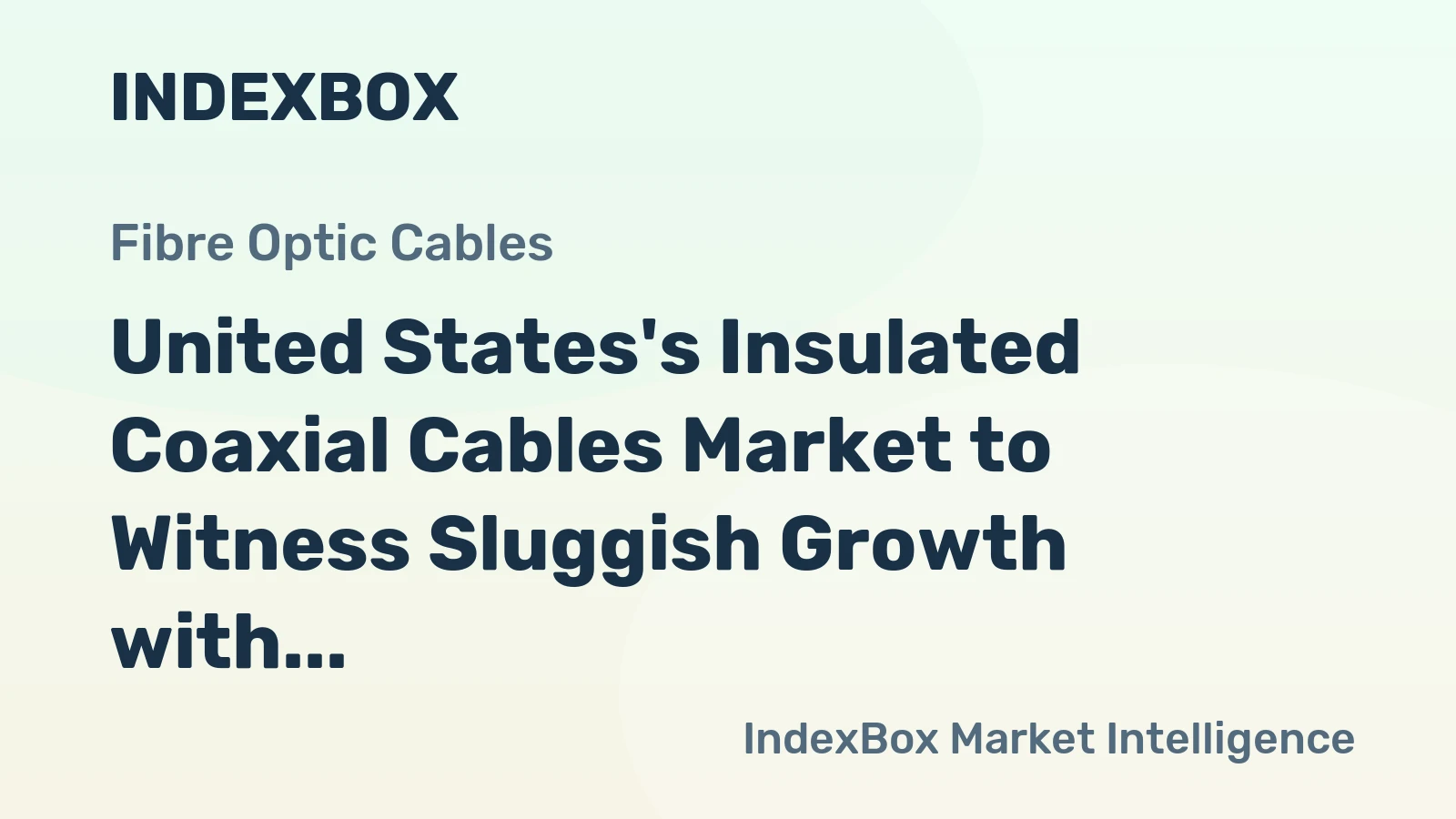 United States's Insulated Coaxial Cables Market to Witness Sluggish Growth with CAGR of +0.1% from 2024 to 2035