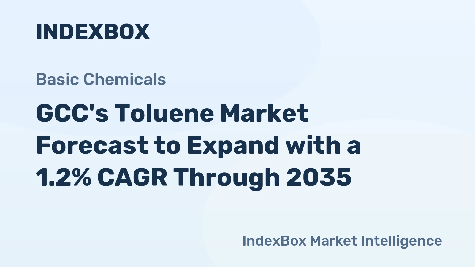 GCC's Toluene Market Forecast to Expand with a 1.2% CAGR Through 2035
