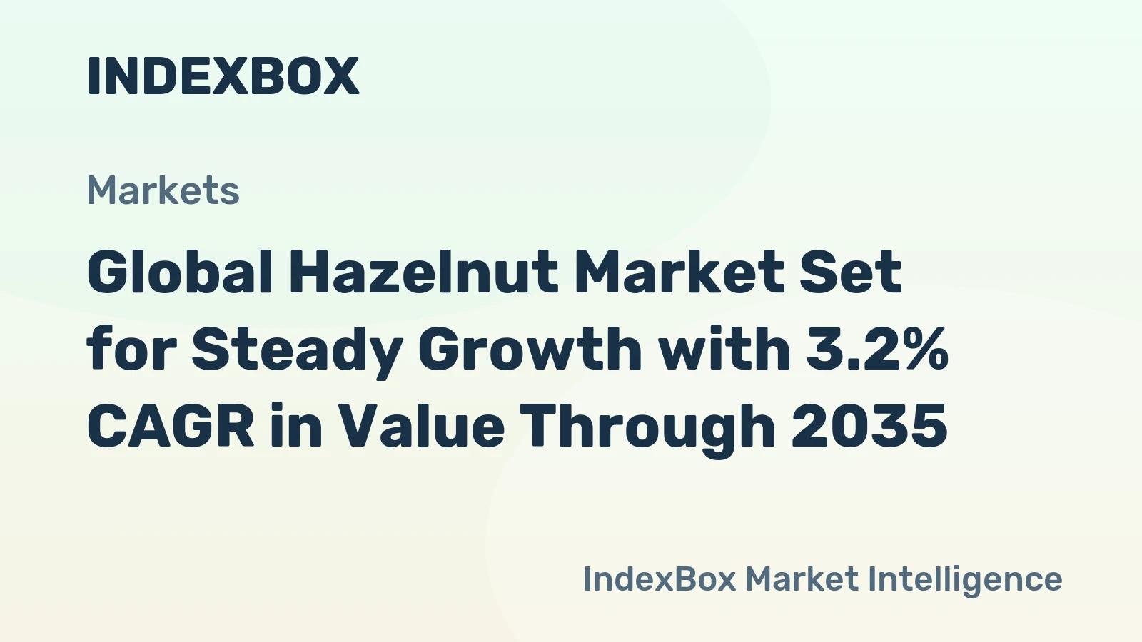 Global Hazelnut Market Set for Steady Growth with 3.2% CAGR in Value Through 2035