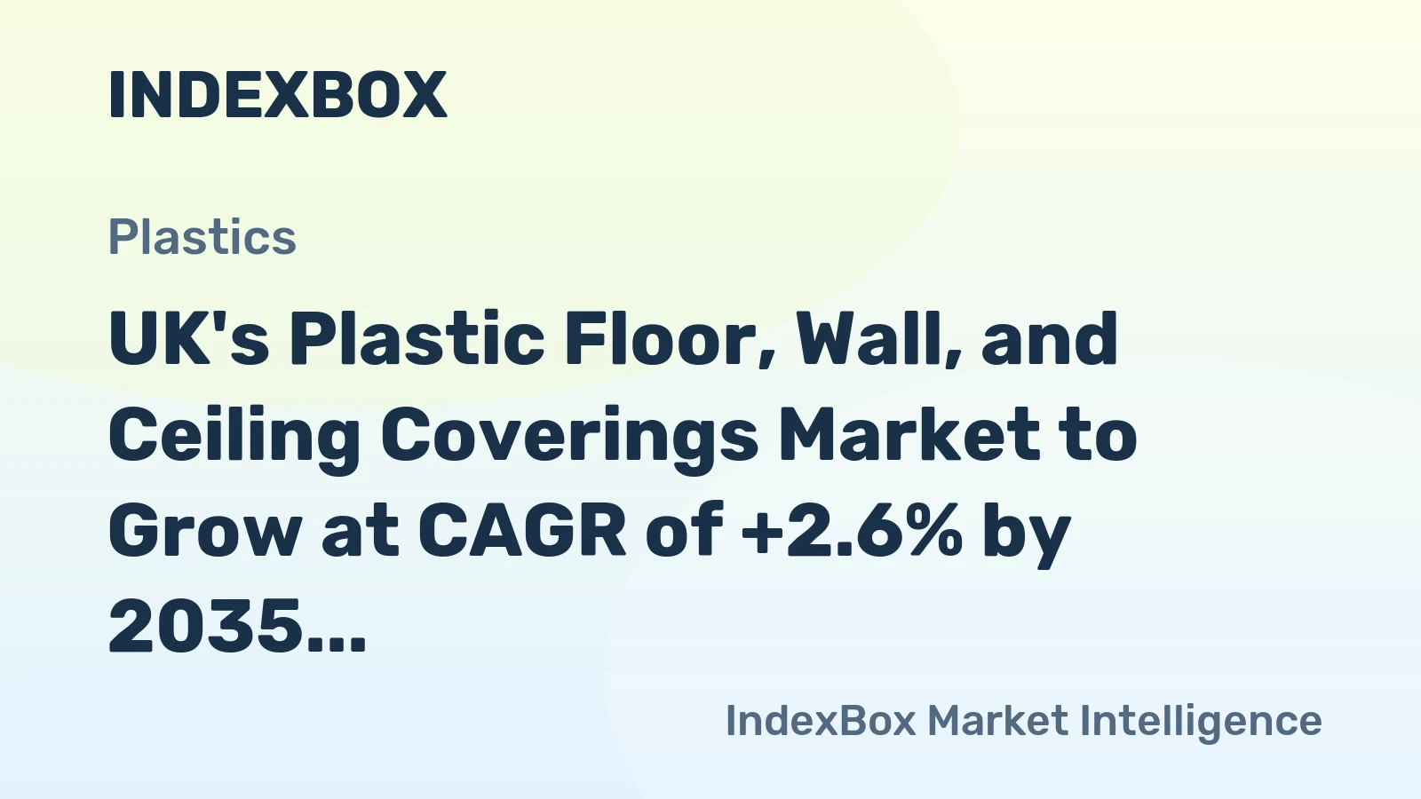 UK's Plastic Floor, Wall, and Ceiling Coverings Market to Grow at CAGR of +2.6% by 2035