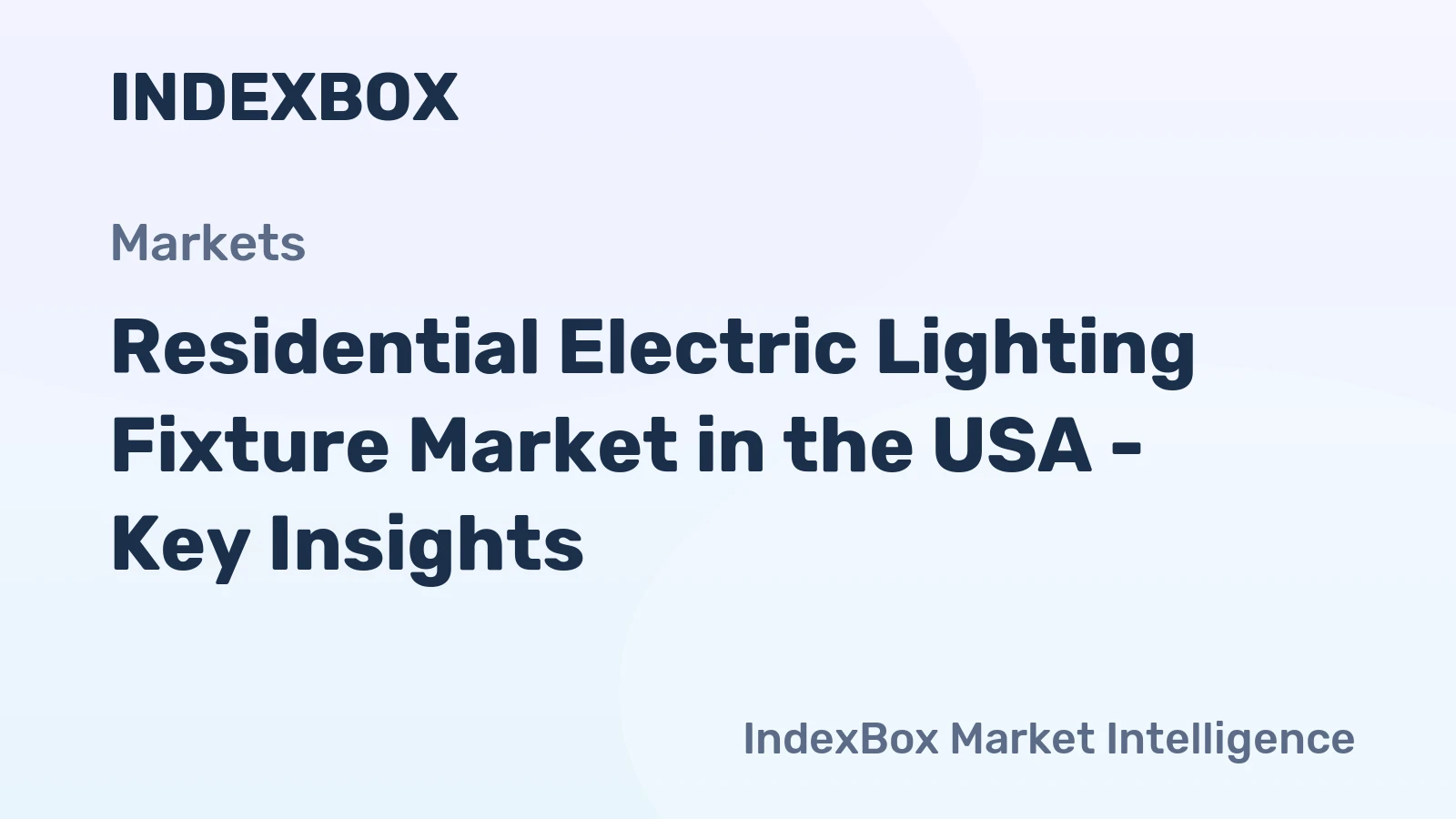 Residential Electric Lighting Fixture Market in the USA - Key Insights