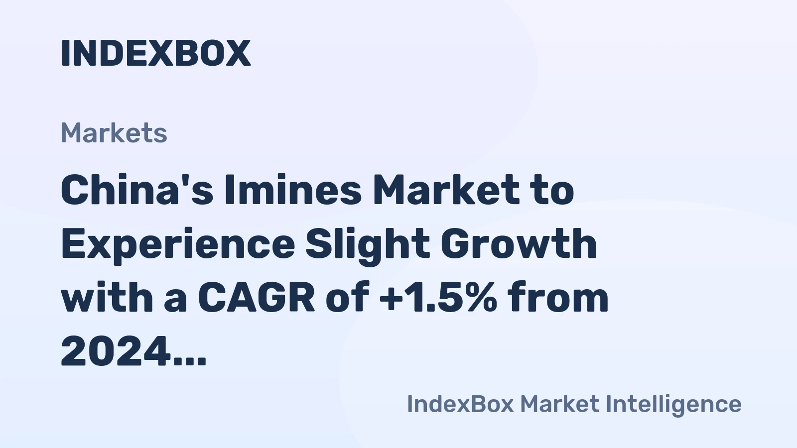 China's Imines Market to Experience Slight Growth with a CAGR of +1.5% from 2024 to 2035