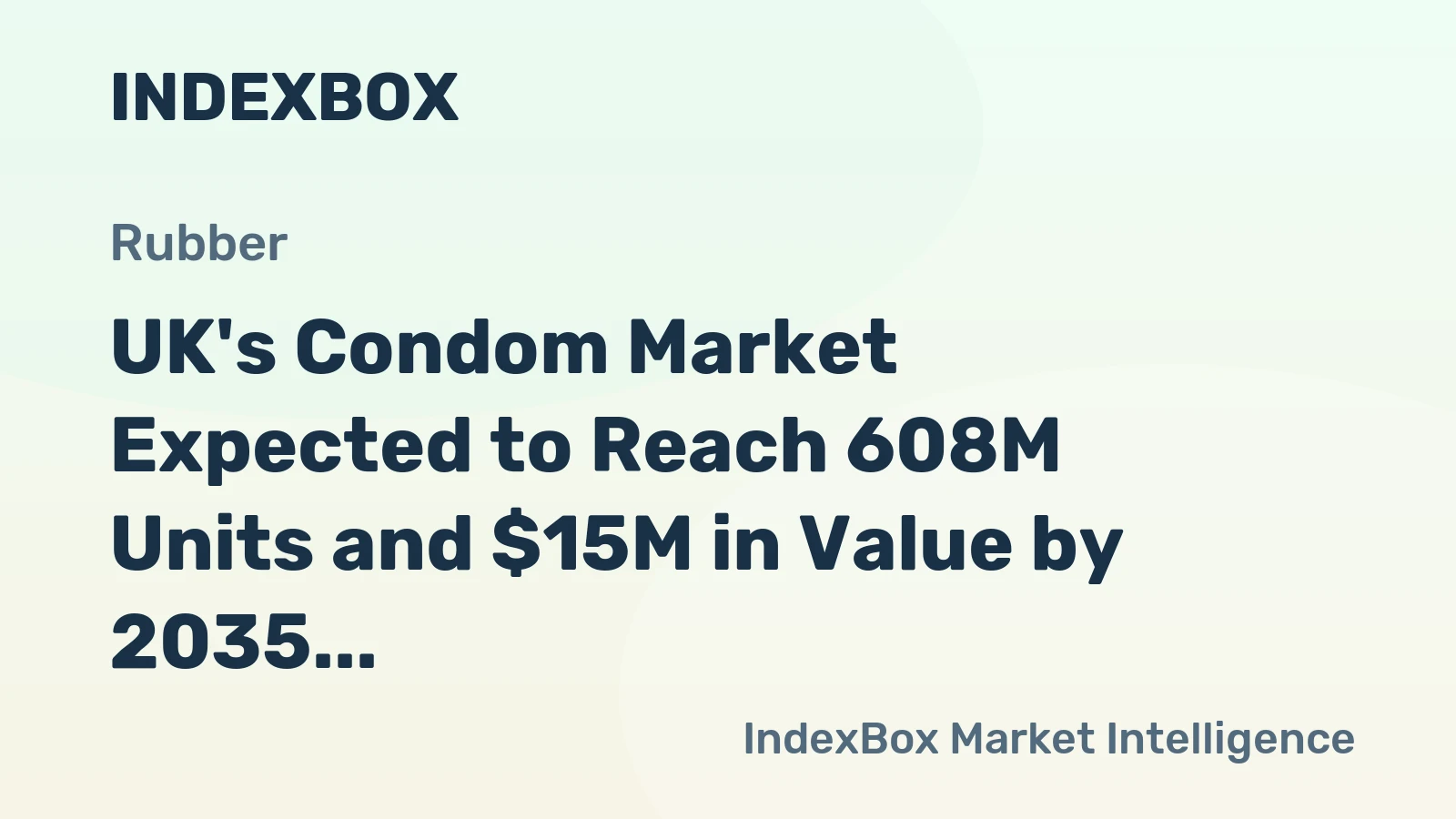 UK's Condom Market Expected to Reach 608M Units and $15M in Value by 2035