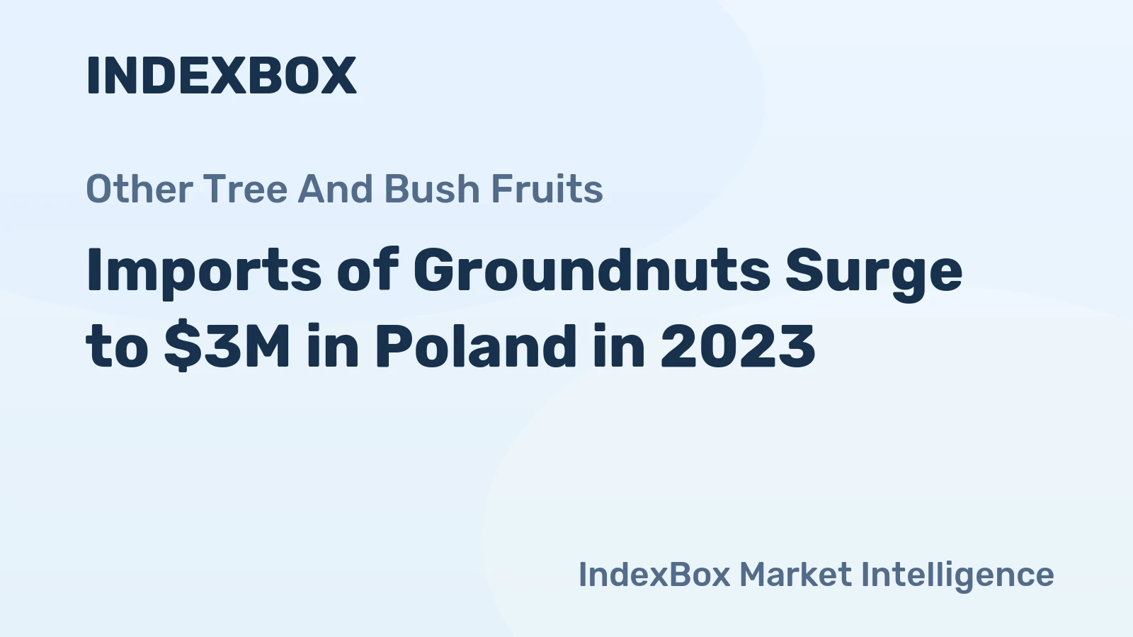 Imports of Groundnuts Surge to $3M in Poland in 2023