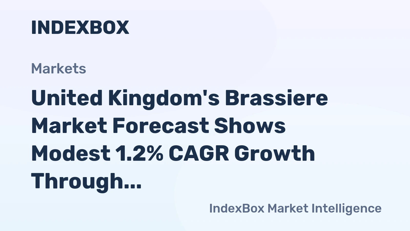 United Kingdom's Brassiere Market Forecast Shows Modest 1.2% CAGR Growth Through 2035