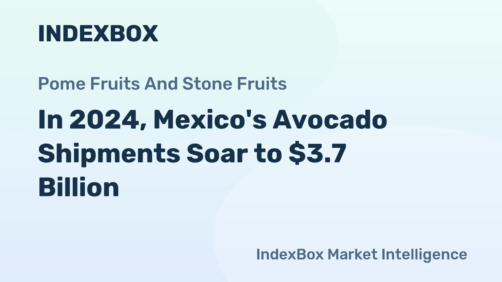 In 2024, Mexico's Avocado Shipments Soar to $3.7 Billion