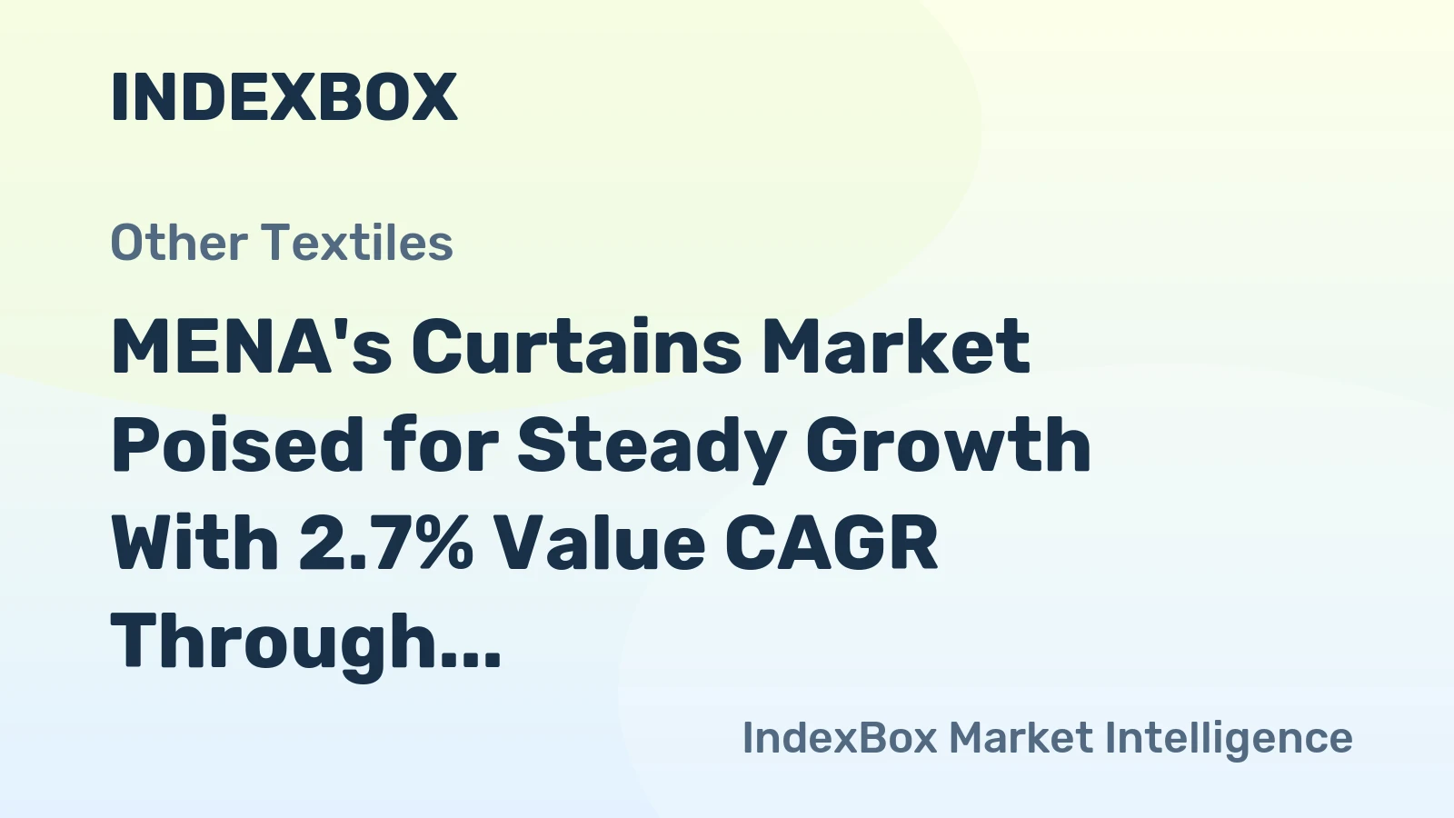MENA's Curtains Market Poised for Steady Growth With 2.7% Value CAGR Through 2035