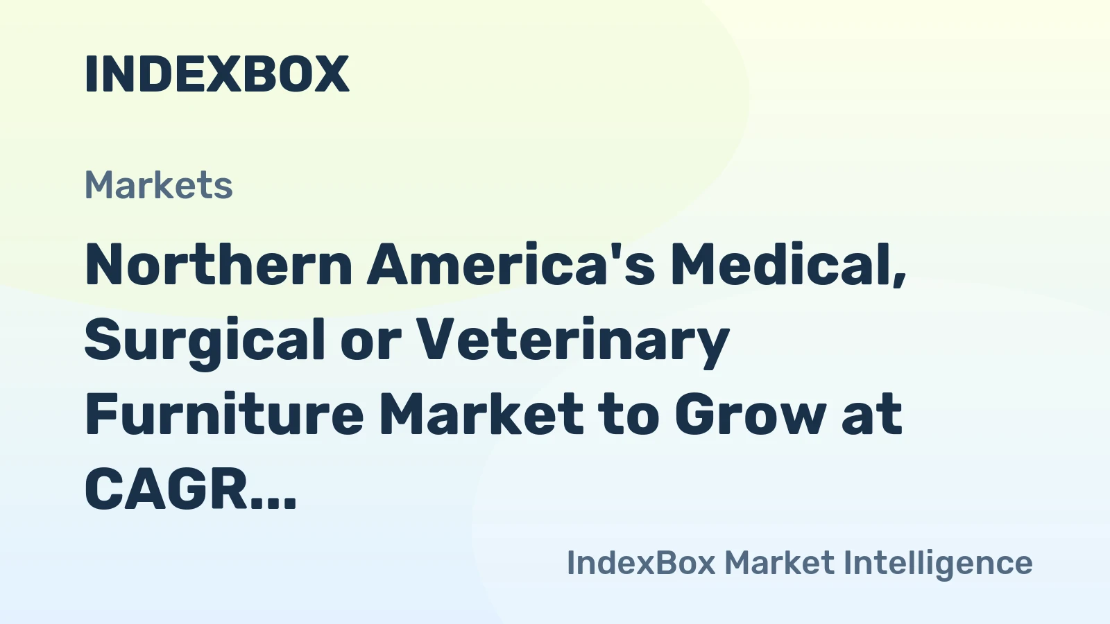 Northern America's Medical, Surgical or Veterinary Furniture Market to Grow at CAGR of +0.4% by 2035