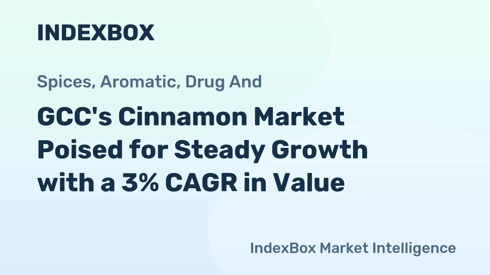 GCC's Cinnamon Market Poised for Steady Growth with a 3% CAGR in Value
