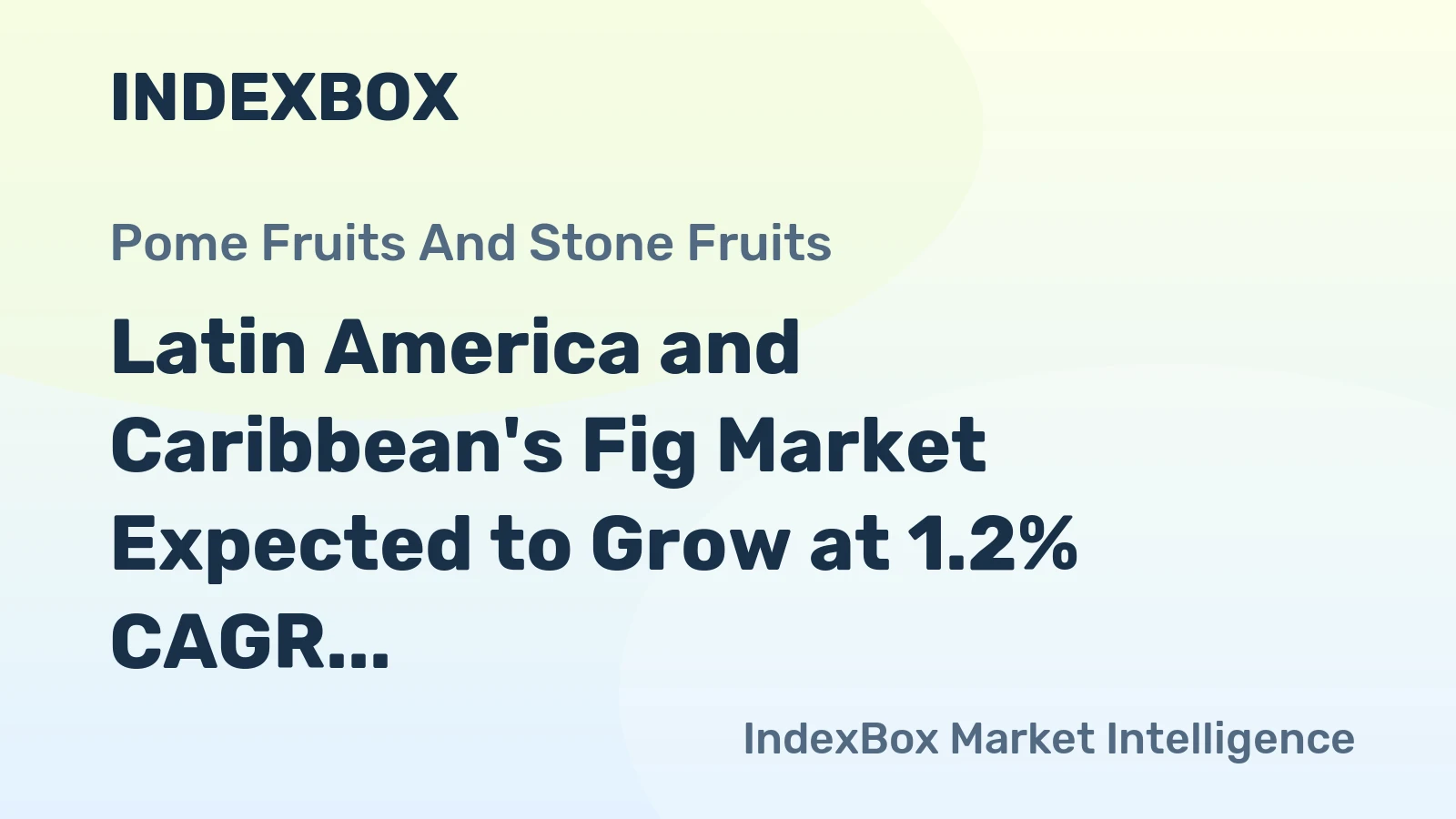 Latin America and Caribbean's Fig Market Expected to Grow at 1.2% CAGR, Reaching 42K Tons by 2035