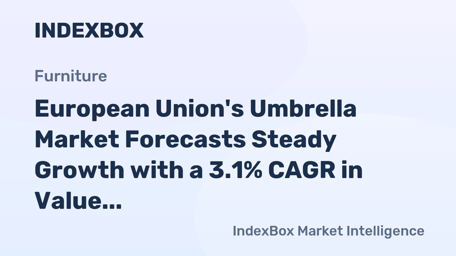 European Union's Umbrella Market Forecasts Steady Growth with a 3.1% CAGR in Value