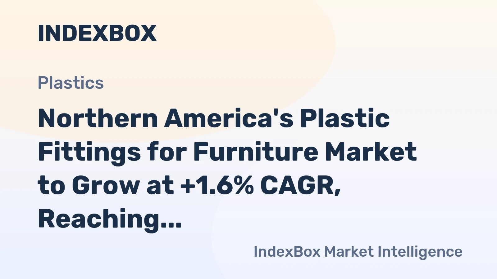 Northern America's Plastic Fittings for Furniture Market to Grow at +1.6% CAGR, Reaching 270K Tons by 2035