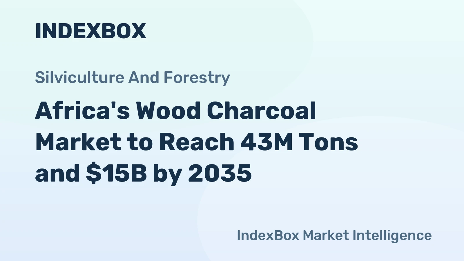 Africa's Wood Charcoal Market to Reach 43M Tons and $15B by 2035