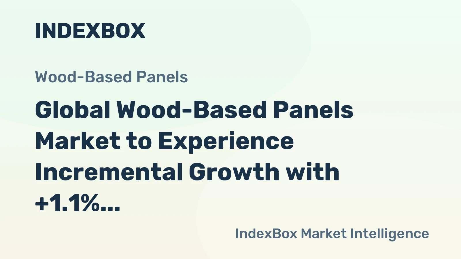 Global Wood-Based Panels Market to Experience Incremental Growth with +1.1% CAGR Forecasted for 2024-2035