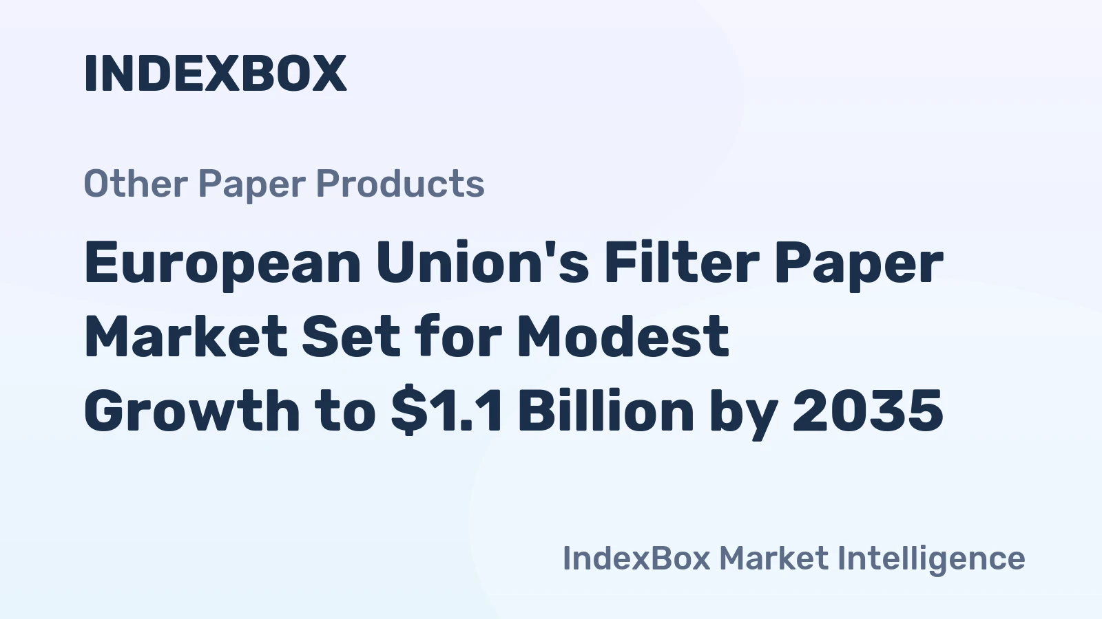 European Union's Filter Paper Market Set for Modest Growth to $1.1 Billion by 2035