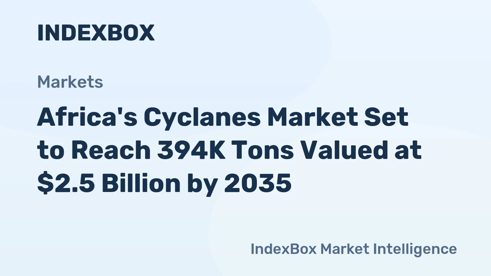 Africa's Cyclanes Market Set to Reach 394K Tons Valued at $2.5 Billion by 2035