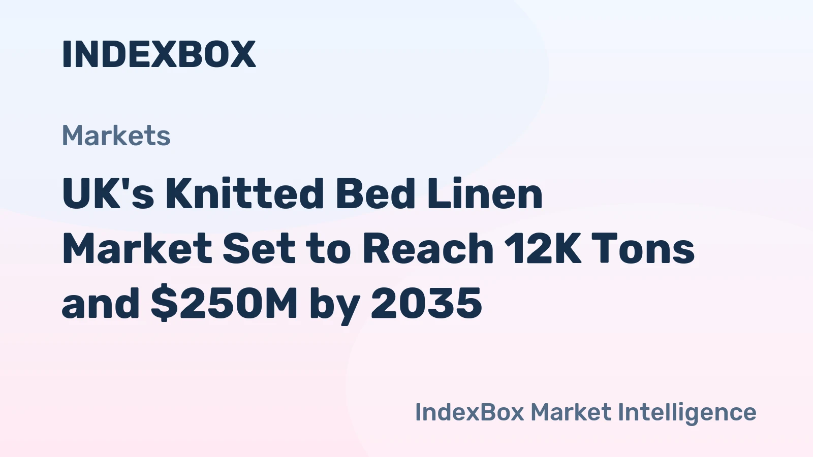 UK's Knitted Bed Linen Market Set to Reach 12K Tons and $250M by 2035