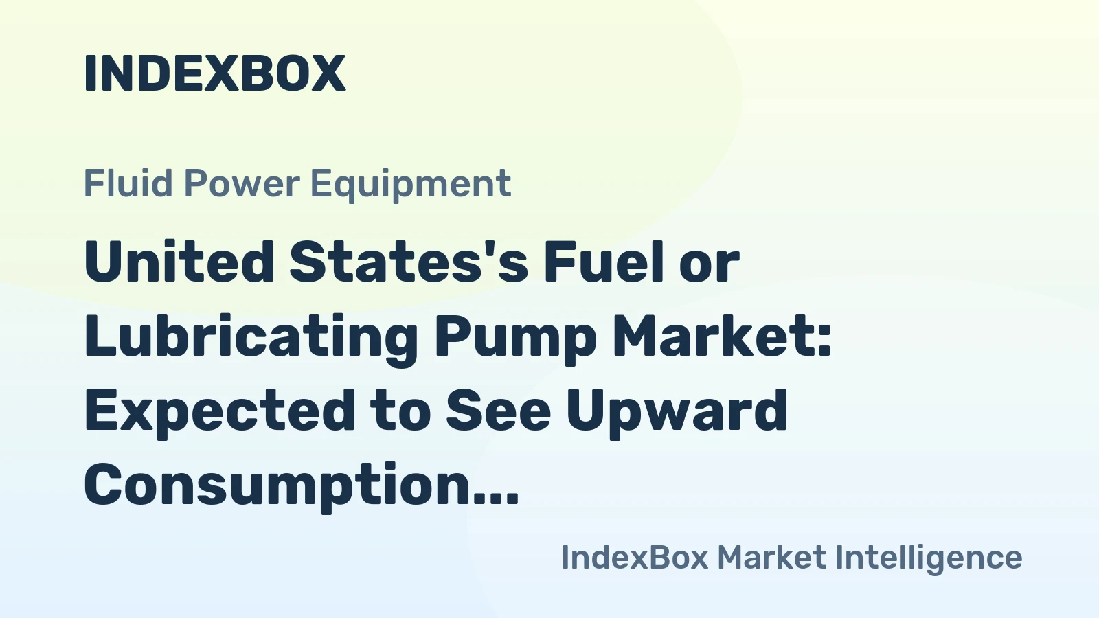 United States's Fuel or Lubricating Pump Market: Expected to See Upward Consumption Trend with 87M Units and $3.9B Value by 2035