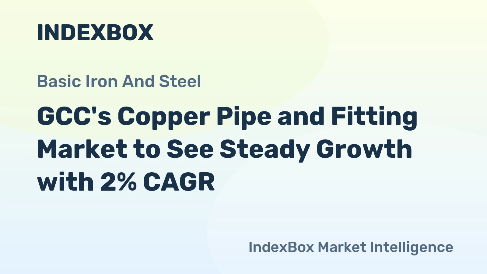 GCC's Copper Pipe and Fitting Market to See Steady Growth with 2% CAGR