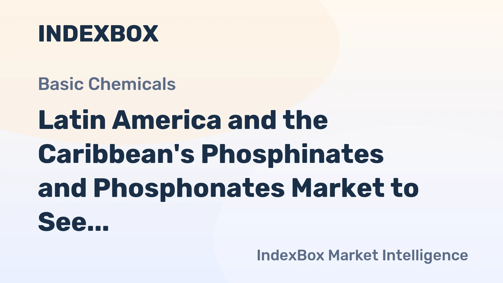 Latin America and the Caribbean's Phosphinates and Phosphonates Market to See Modest 0.6% CAGR Growth Through 2035