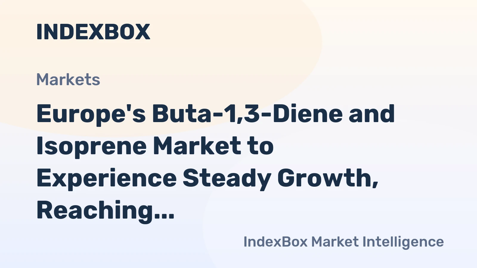 Europe's Buta-1,3-Diene and Isoprene Market to Experience Steady Growth, Reaching 4.6M tons and $6.1B by 2035