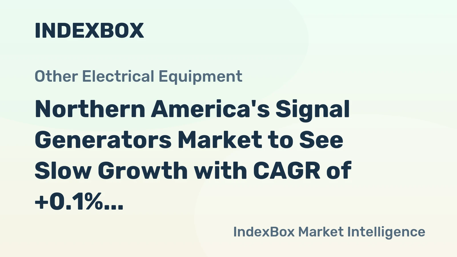 Northern America's Signal Generators Market to See Slow Growth with CAGR of +0.1% from 2024 to 2035
