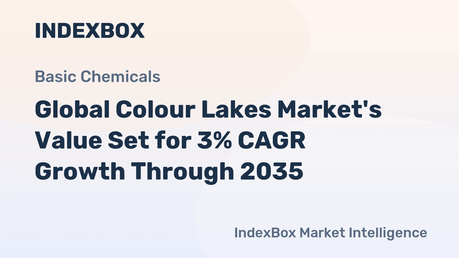 Global Colour Lakes Market's Value Set for 3% CAGR Growth Through 2035