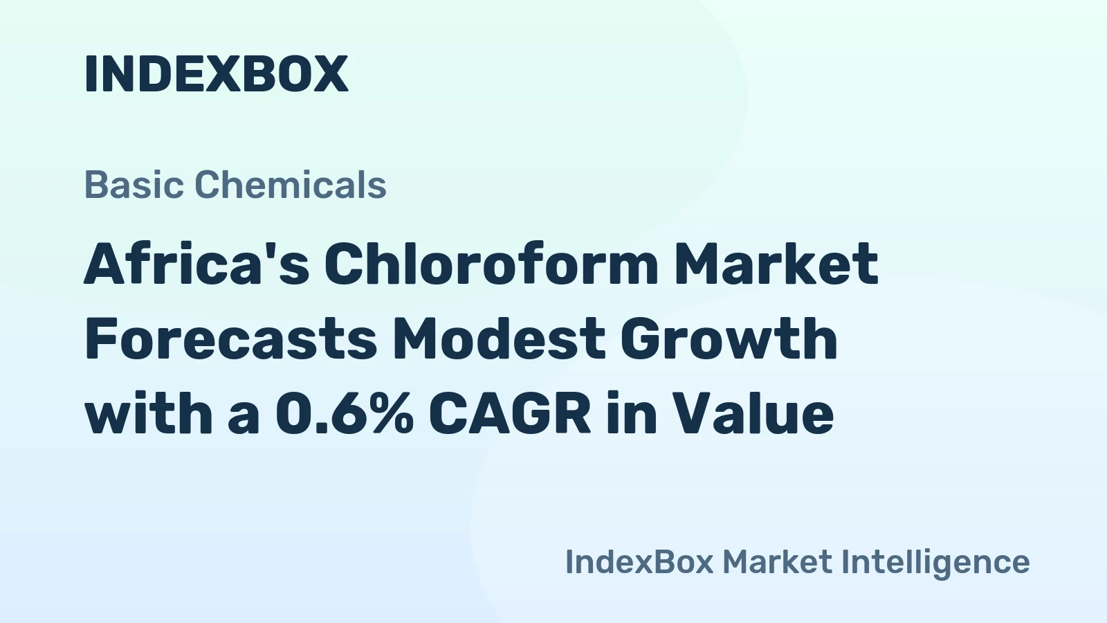 Africa's Chloroform Market Forecasts Modest Growth with a 0.6% CAGR in Value
