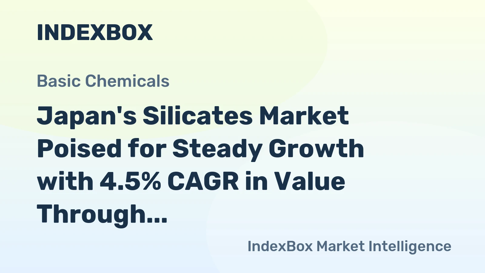 Japan's Silicates Market Poised for Steady Growth with 4.5% CAGR in Value Through 2035