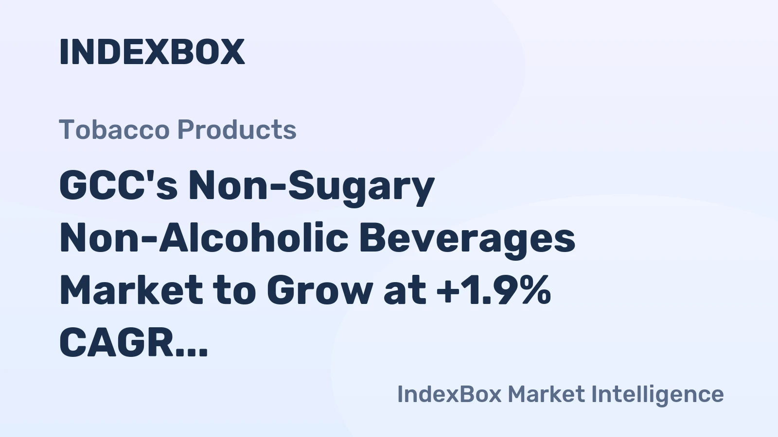 GCC's Non-Sugary Non-Alcoholic Beverages Market to Grow at +1.9% CAGR, Reaching 2.7B Litres by 2035