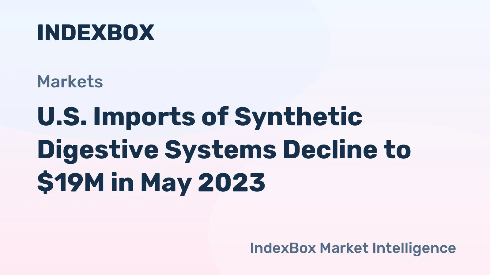 U.S. Imports of Synthetic Digestive Systems Decline to $19M in May 2023