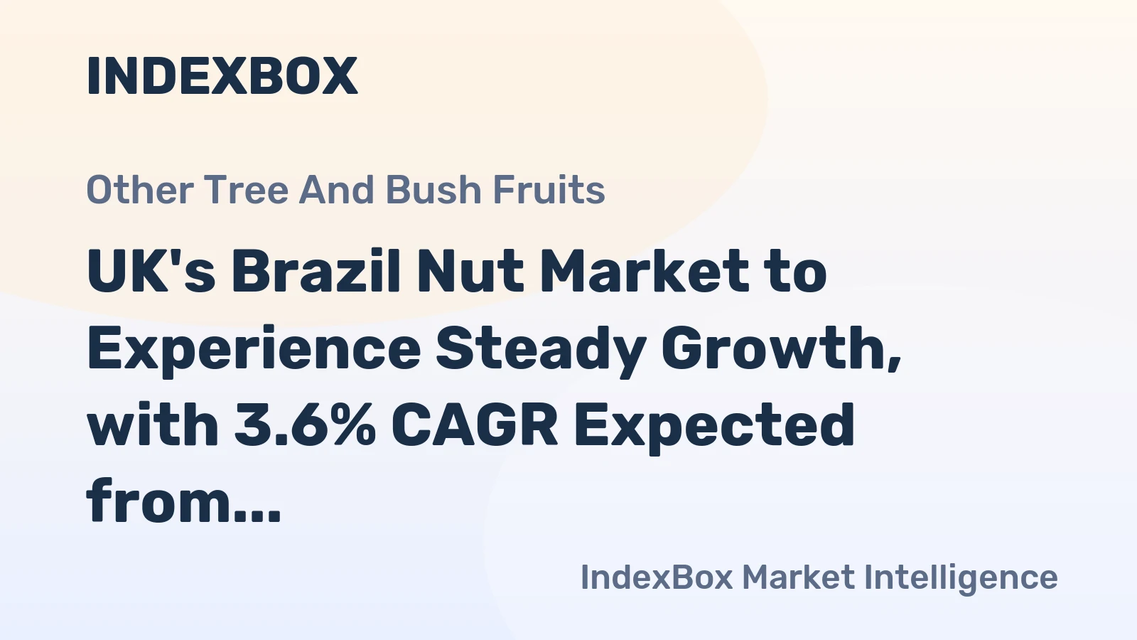 UK's Brazil Nut Market to Experience Steady Growth, with 3.6% CAGR Expected from 2024 to 2035