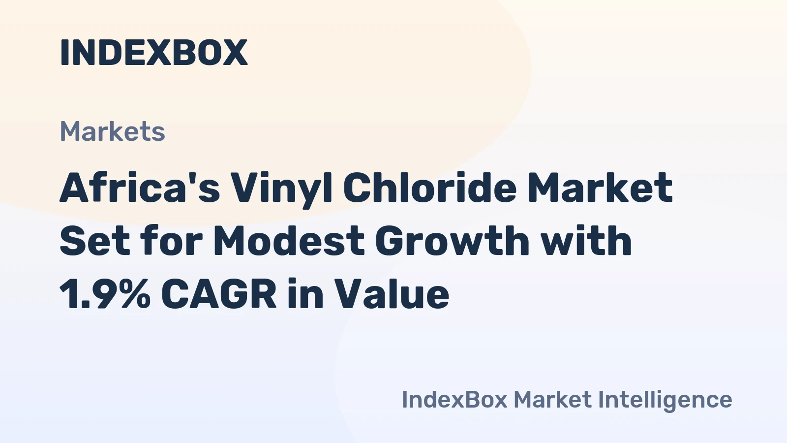 Africa's Vinyl Chloride Market Set for Modest Growth with 1.9% CAGR in Value