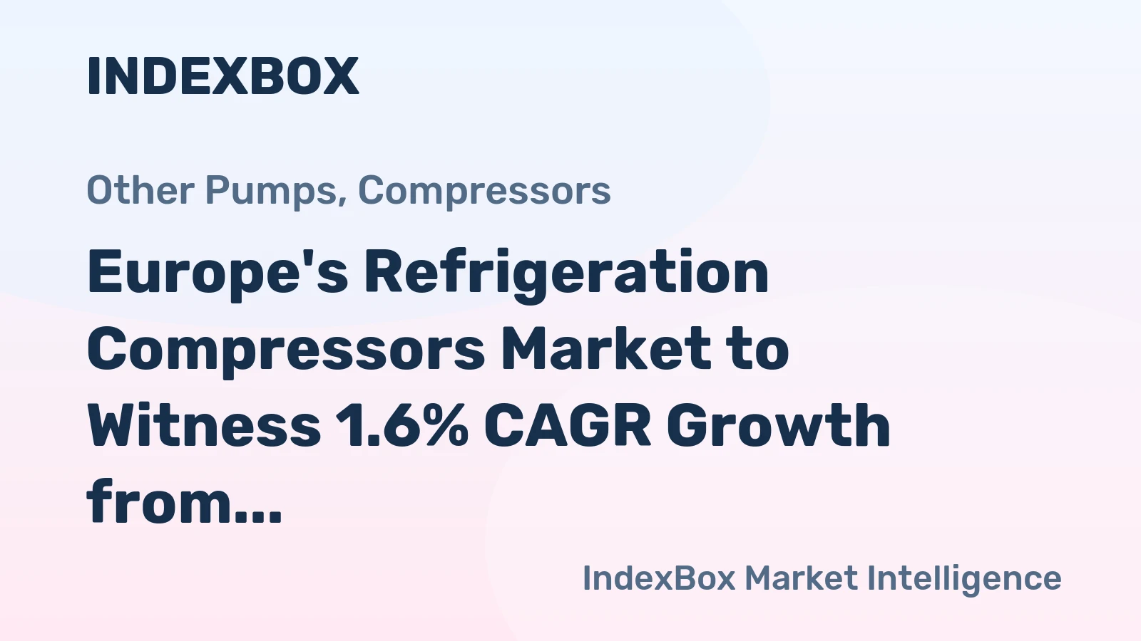 Europe's Refrigeration Compressors Market to Witness 1.6% CAGR Growth from 2024-2035, Reaching 55M Units by 2035