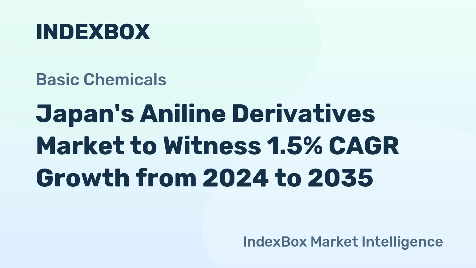 Japan's Aniline Derivatives Market to Witness 1.5% CAGR Growth from 2024 to 2035