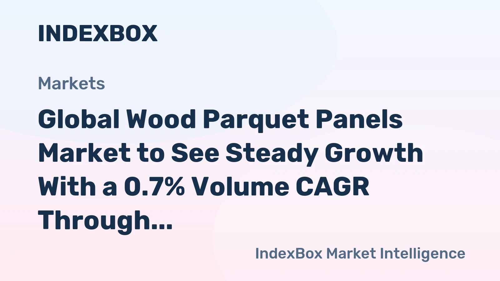 Global Wood Parquet Panels Market to See Steady Growth With a 0.7% Volume CAGR Through 2035