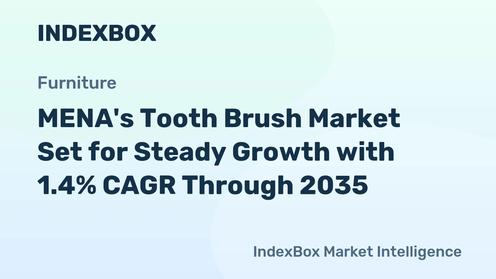 MENA's Tooth Brush Market Set for Steady Growth with 1.4% CAGR Through 2035