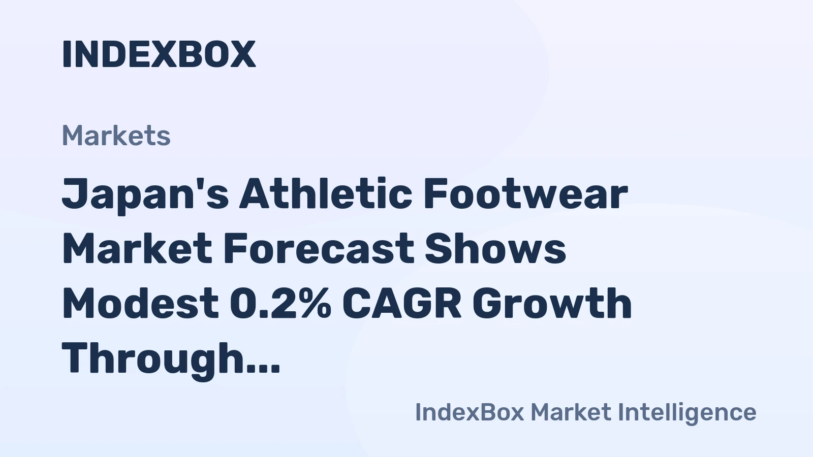 Japan's Athletic Footwear Market Forecast Shows Modest 0.2% CAGR Growth Through 2035