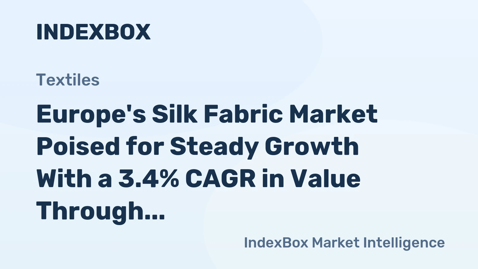 Europe's Silk Fabric Market Poised for Steady Growth With a 3.4% CAGR in Value Through 2035