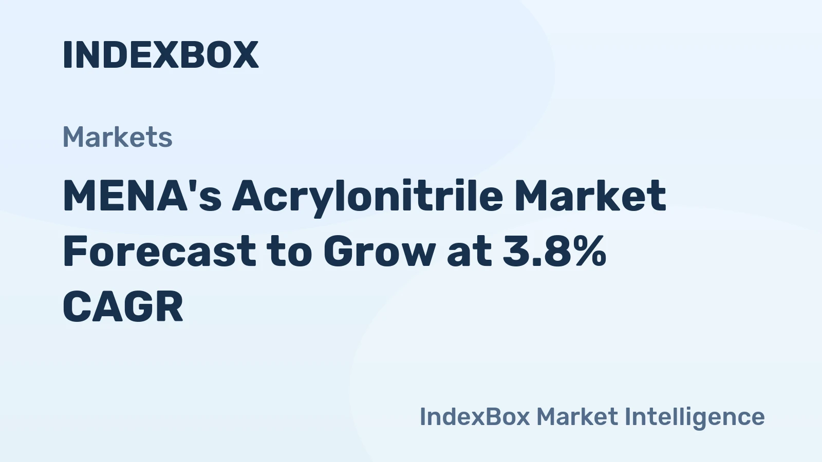 MENA's Acrylonitrile Market Forecast to Grow at 3.8% CAGR