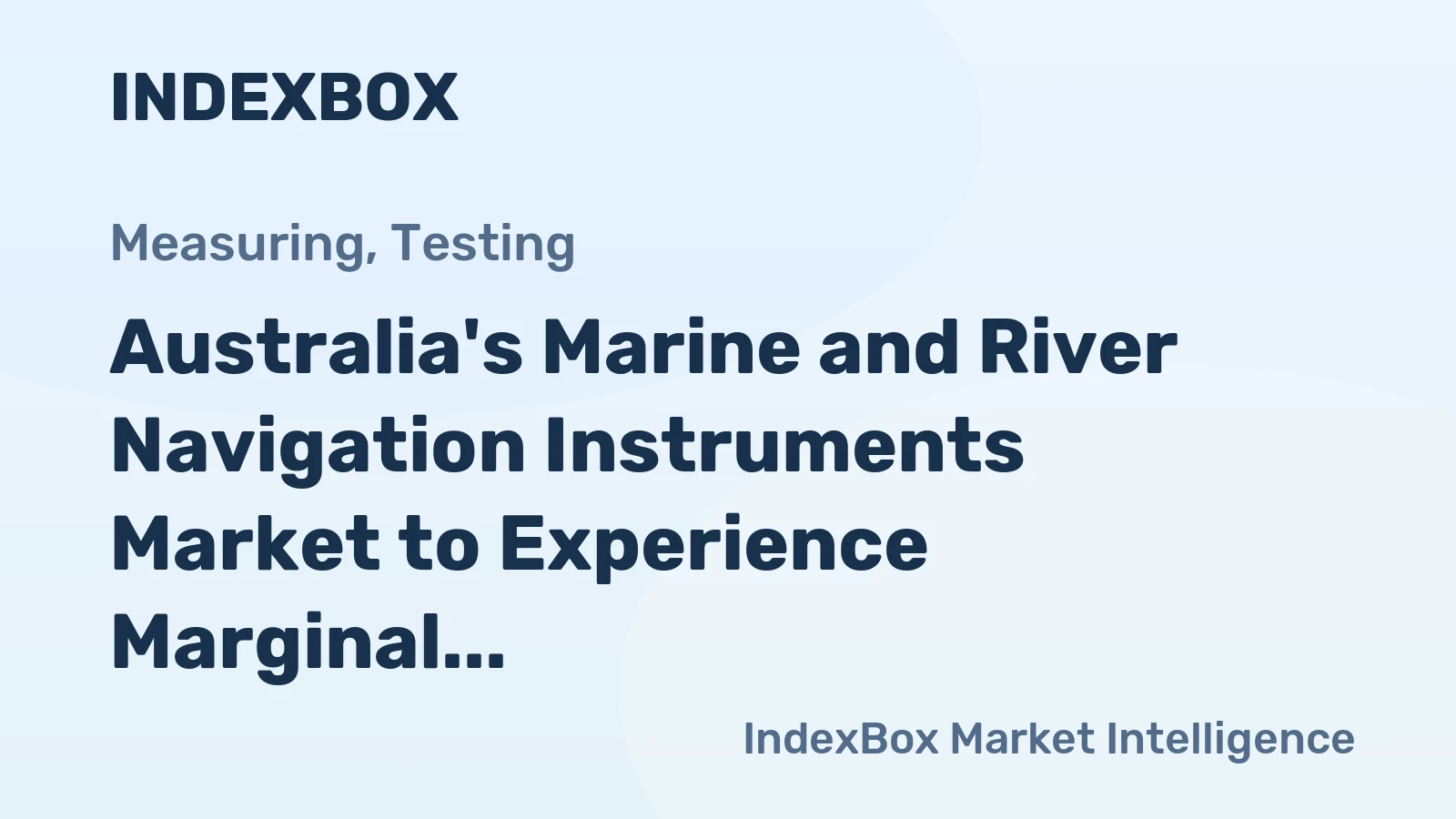 Australia's Marine and River Navigation Instruments Market to Experience Marginal Growth with 0.1% CAGR, Reaching 81K Units by 2035