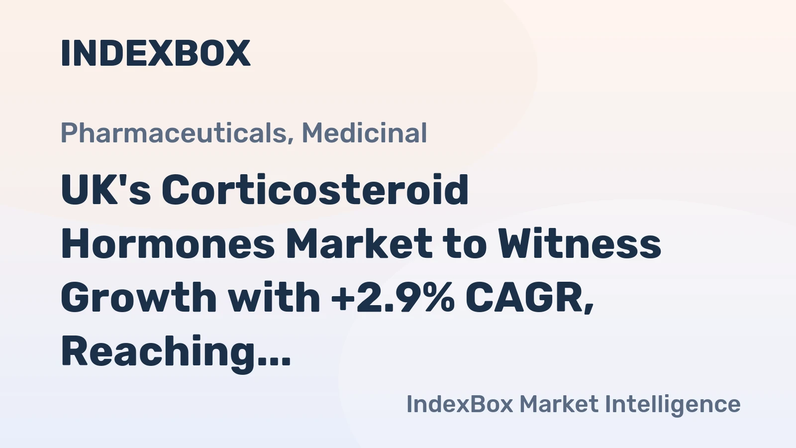 UK's Corticosteroid Hormones Market to Witness Growth with +2.9% CAGR, Reaching $1.1B by 2035