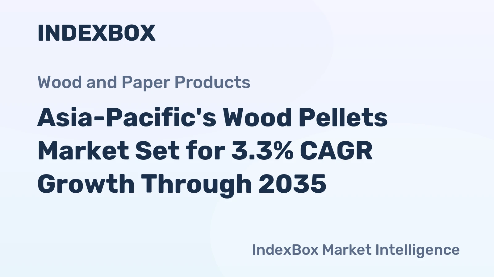 Asia-Pacific's Wood Pellets Market Set for 3.3% CAGR Growth Through 2035
