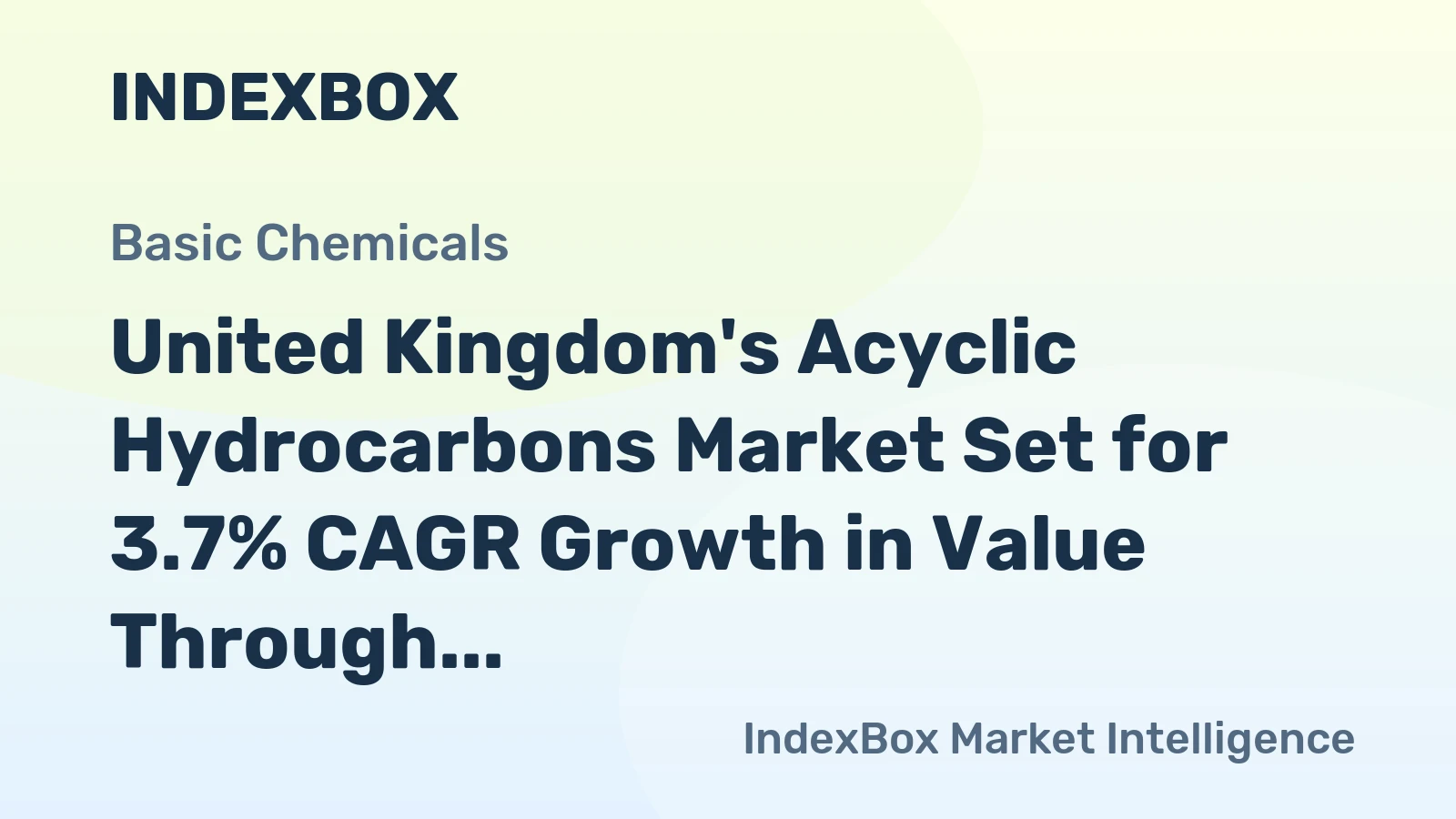 United Kingdom's Acyclic Hydrocarbons Market Set for 3.7% CAGR Growth in Value Through 2035