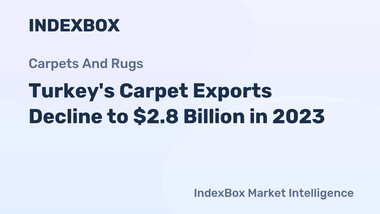 Turkey's Carpet Exports Decline to $2.8 Billion in 2023