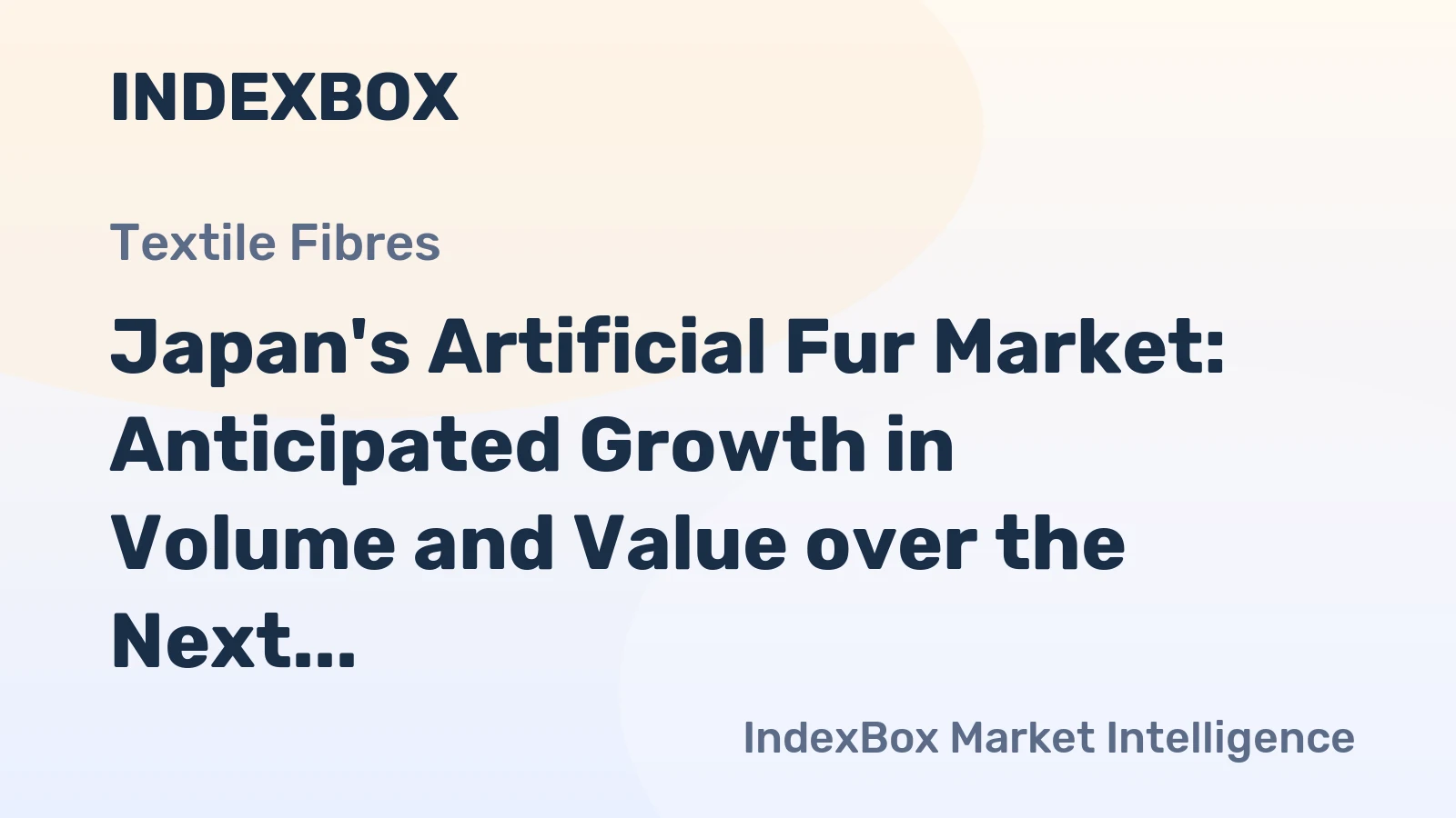 Japan's Artificial Fur Market: Anticipated Growth in Volume and Value over the Next Decade