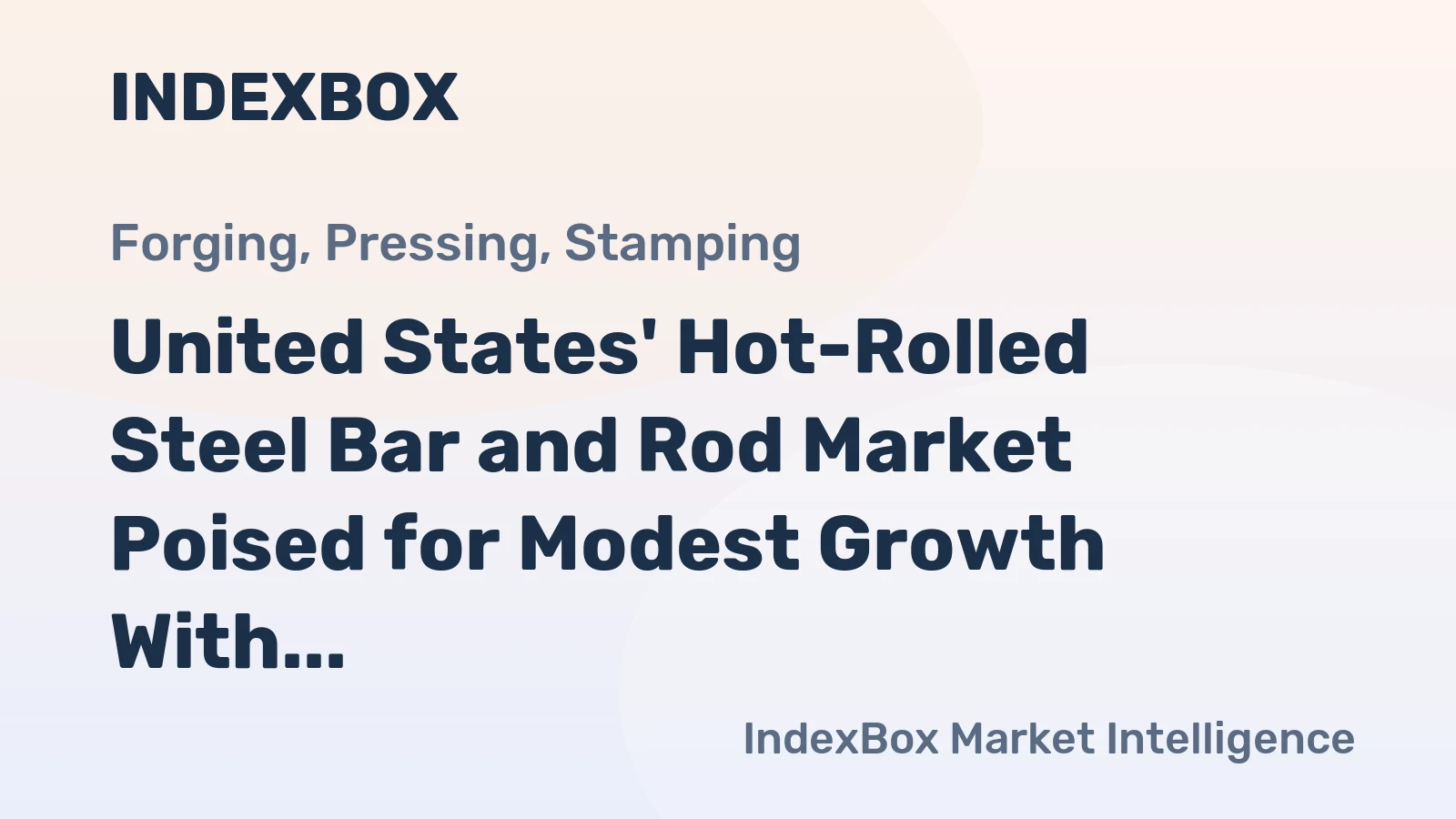 United States' Hot-Rolled Steel Bar and Rod Market Poised for Modest Growth With 1.8% CAGR Through 2035