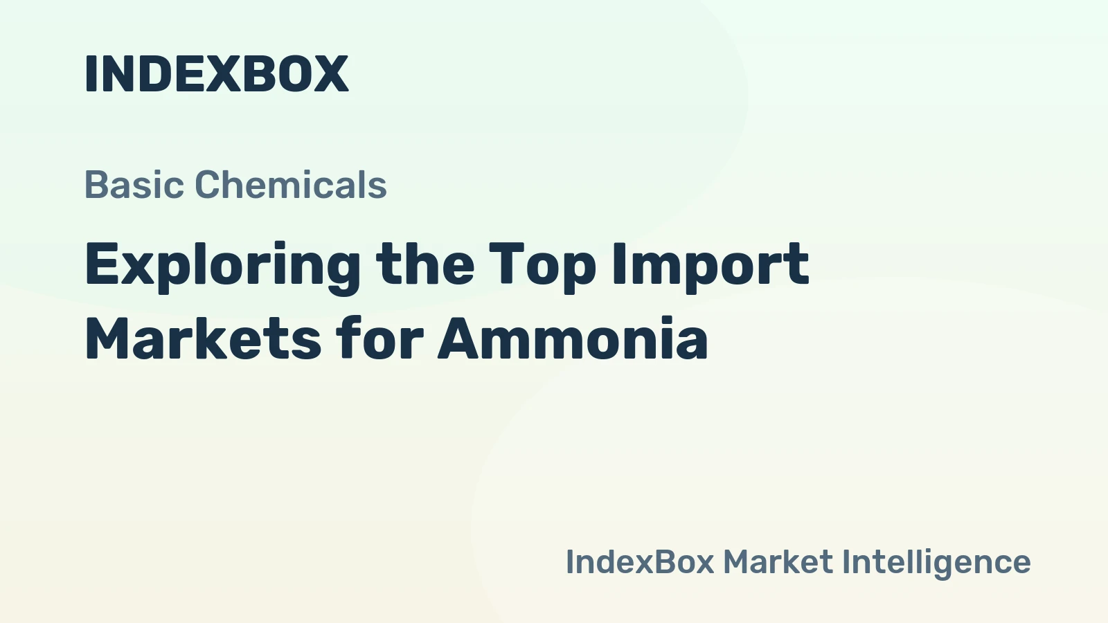 Exploring the Top Import Markets for Ammonia