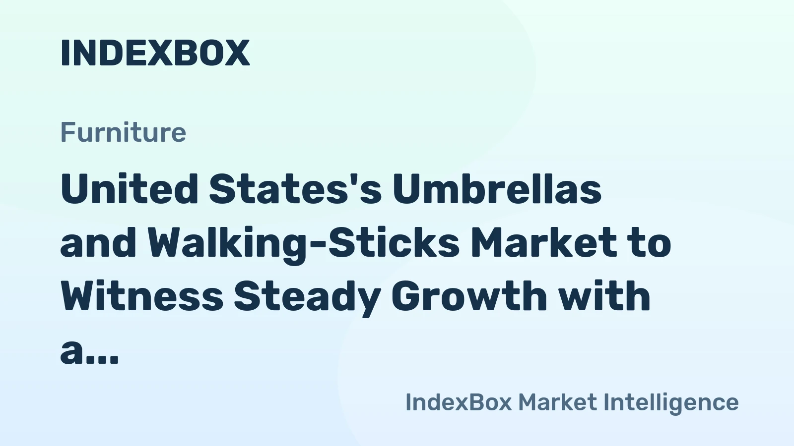 United States's Umbrellas and Walking-Sticks Market to Witness Steady Growth with a CAGR of +1.6% from 2024 to 2035
