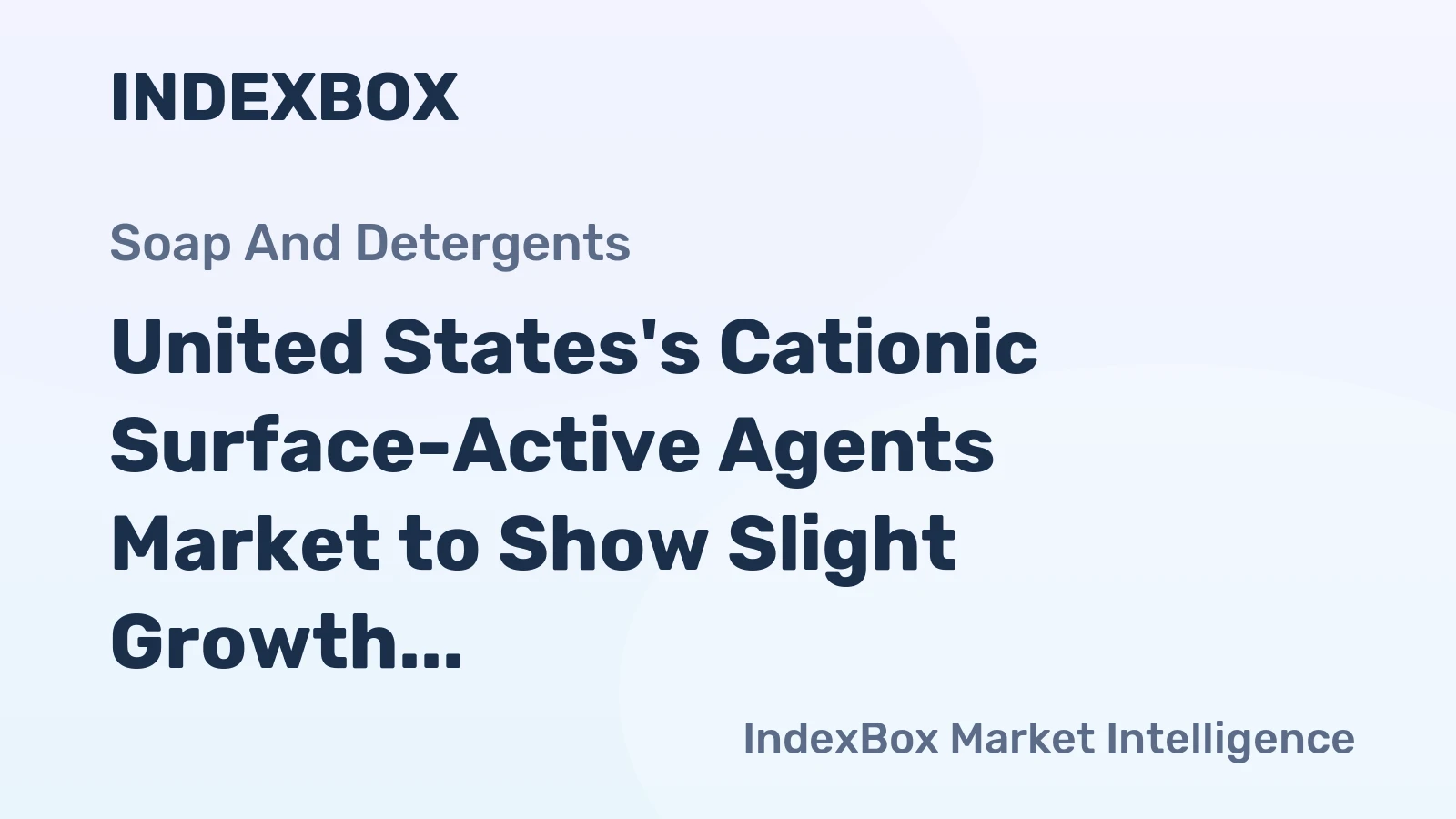 United States's Cationic Surface-Active Agents Market to Show Slight Growth with +0.2% CAGR, Reaching 360K Tons by 2035